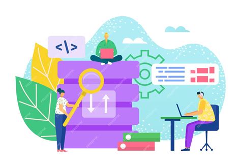 Premium Vector Data Base Cloud Security At Laptop Computer Storage