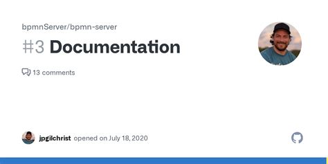 Documentation · Issue 3 · Bpmnserver Bpmn Server · Github