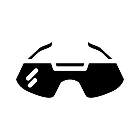 Safety Glasses Ppe Protective Equipment Glyph Icon Illustration 47623716 Vector Art At Vecteezy