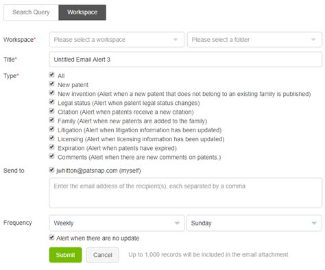 How Do I Manage My Email Alerts PatSnap Help Center