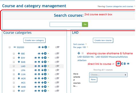 Feature Improve Usability Of Course Management Page Issue Moodle An Hochschulen Moodle
