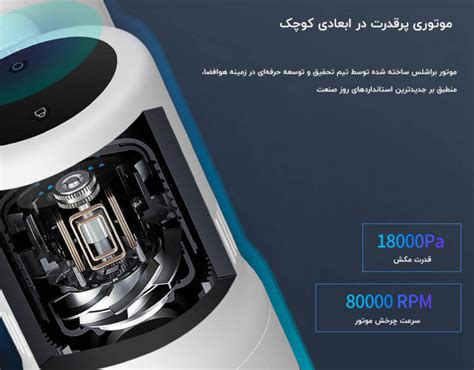 قیمت مشخصات جارو شارژی شیائومی مدل Trouver Solo 10 Cordless Stick Handheld
