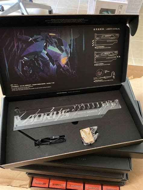 Gigabyte Aorus GPU Graphic Card RGB Holder Computers Tech Parts Accessories Other