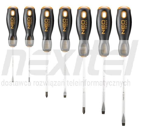 Zestaw 7 szt. wkrętaków Neo Tools 04-206 | Systemy instalacyjne ...