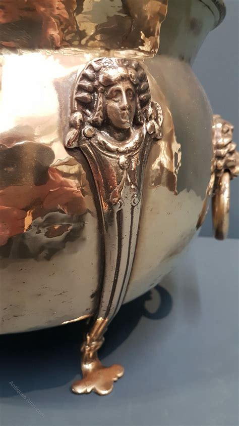 Antiques Atlas Large Victorian Brass Planter As521a4560 Stock