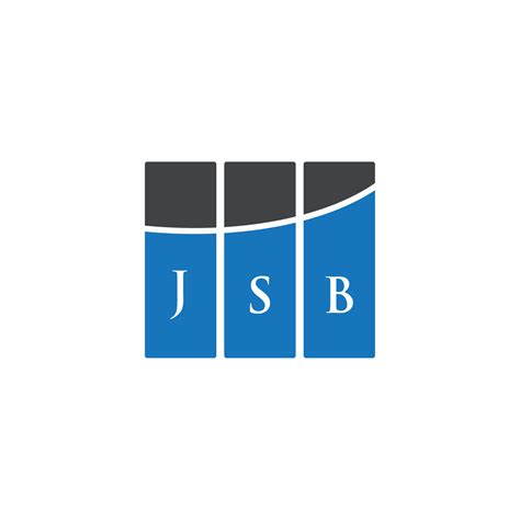 Jsb Letter Designjsb Letter Logo Design Sobre Fondo Blanco Concepto