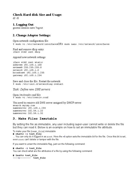 My Linux Commands Pdf Superuser Computer File