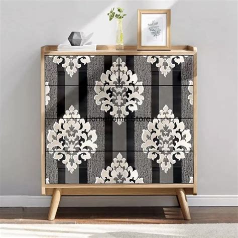 Wallpaper Dinding Motif Batik Hitam Putih Silver Lazada Indonesia
