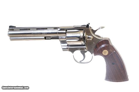 Colt Python RARE Electroless Nickel Finish Magnum Ventilated Rib Barrel FACTORY