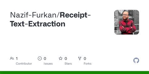 GitHub Nazif Furkan Receipt Text Extraction