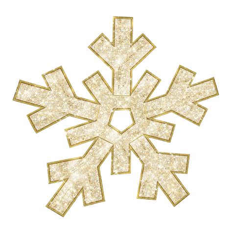 2d Snowflake Gold Ww Led Large The Decor Group Inc