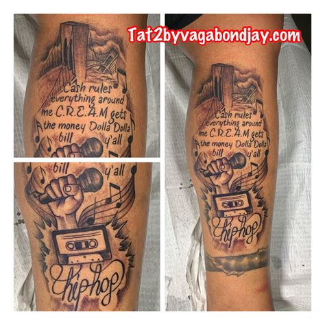 Cash Rules Everything Around Me Tattoo