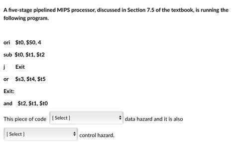 Solved Single Cycle MIPS Processor Requires Ideal Chegg