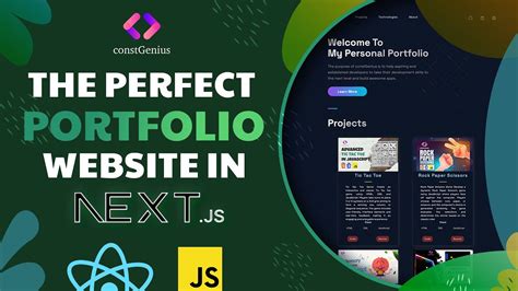 The Perfect Portfolio Website In Nextjs In Hindi Build And Deploy From