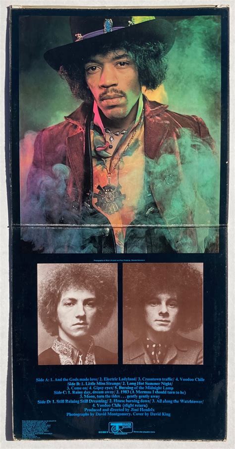 The Jimi Hendrix Experience Uk Blue Text ‘electric Ladyland Double