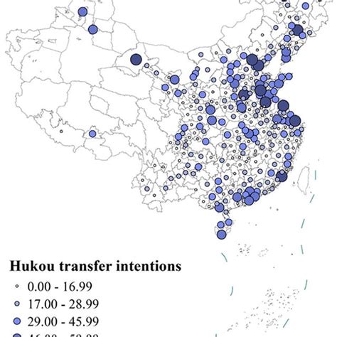 The Spatial Pattern Of Migrants Hti Of Chinas Prefecture Level Cities Download Scientific