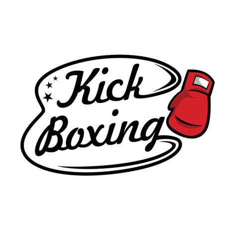Kick Boxing And Martial Arts Logo Vector 20919585 Vector Art At Vecteezy