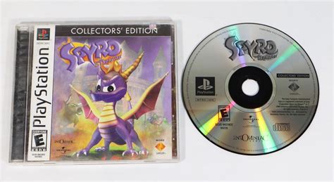 Playstation Ps1 Game Spyro The Dragon Cib Worn