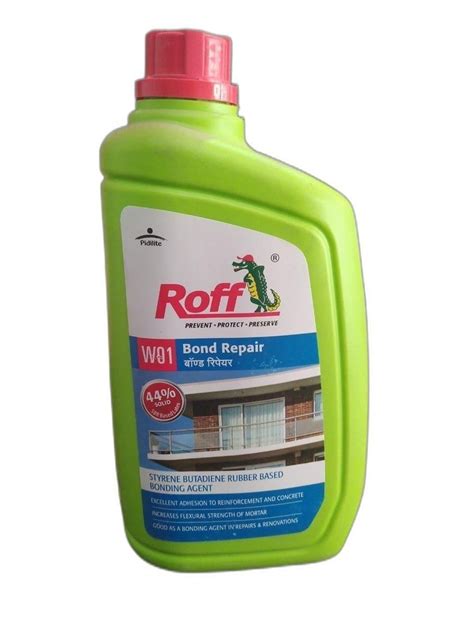 Dr Fixit Pidilite Chemical Grade W01 Roff Bond Repair 3l Bottle At ₹ 400 Kg In Mumbai