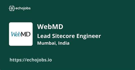 Webmd Is Hiring Lead Sitecore Engineer Mumbai India Html Css Javascript Net Aspnet R