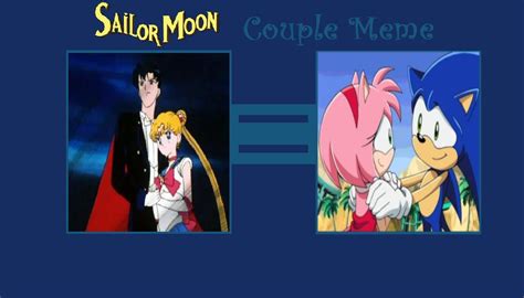 Sonic And Amy Rose As Tuxedo Mask And Sailor Moon By Dreypare On Deviantart