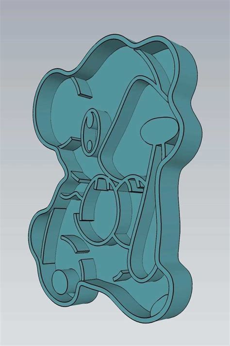 Amazing Pokemon Cubchoo Cookie Cutter Stamp Cake Decorating 3d Model