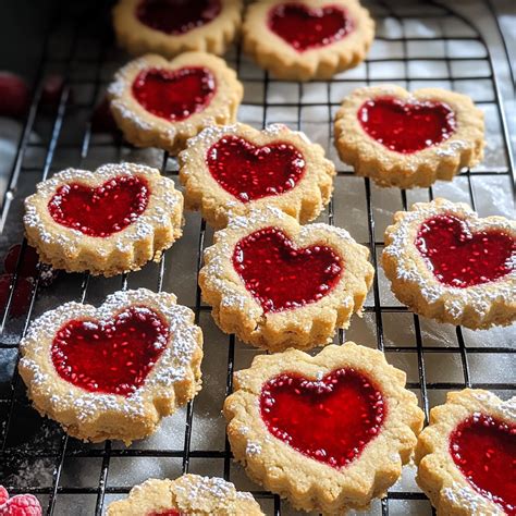 Raspberry Linzer Cookies Thenorthbites
