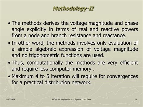 M6 Distrbution Load Flow Analysis Of Distribution Systemppt