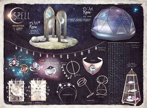 Second Life Marketplace Spell Galactica Elara Ring