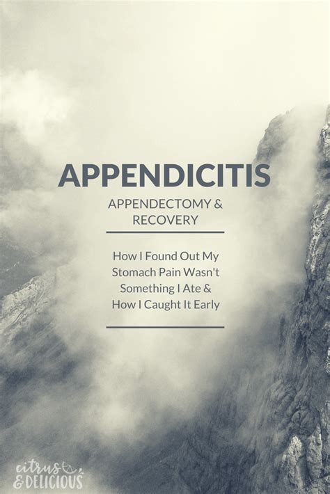 Laparoscopic Appendectomy Recovery