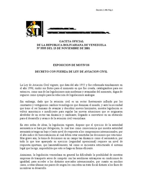 Ley De Aviacion Civil Pdf Aeropuerto Aviación