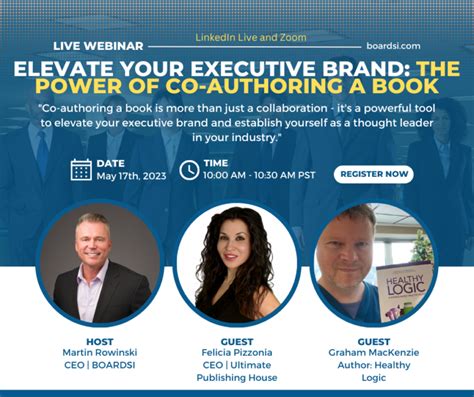 Elevate Your Executive Brand The Power Of Co Authoring A Book Boardsi
