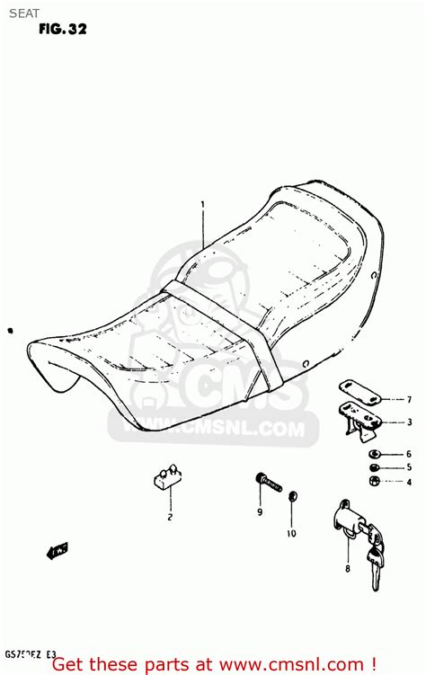 Suzuki GS E Z USA E SEAT Buy Original SEAT Spares Online