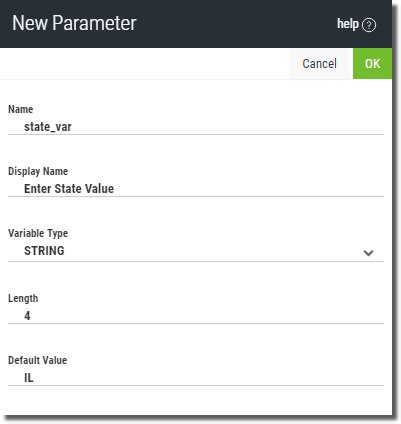 Modifying Parameters