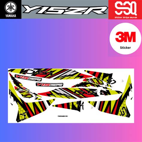 High Quality Aaa Premium Sticker Stripe Yamaha Y15 Y15zr Custom Set