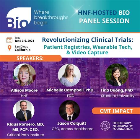 Charcot Marie Tooth Disease Breaking News Hnf To Host “revolutionizing Clinical Trials” Panel