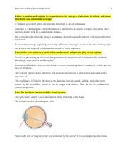 Comprehensive Sensation And Perception Study Guide Course Hero