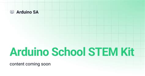 Arduino School Stem Kit Arduino Sa