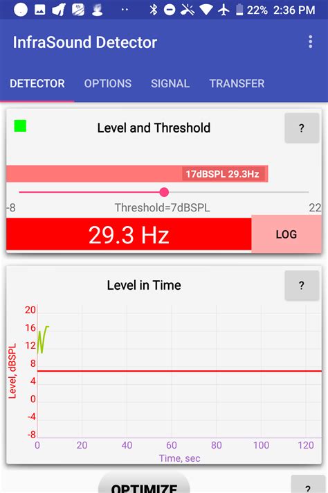 Meter Reports Infrasound Infrasound Detector App Measured Strong