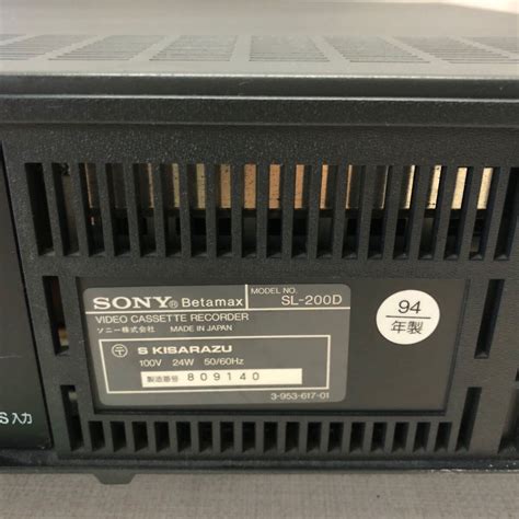 Yahooオークション J1240 Sony ソニー Betamax ベータマックス Sl