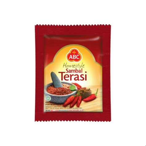 Jual Sambal Terasi Abc Sachet 10x23g Shopee Indonesia