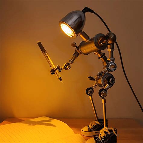 Eureka Ergonomic Robot Shaped Cyberpunk Table Lamp Decor
