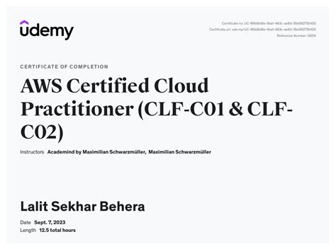 Udemy Course Completion Certificate Lalit Sekhar Behera