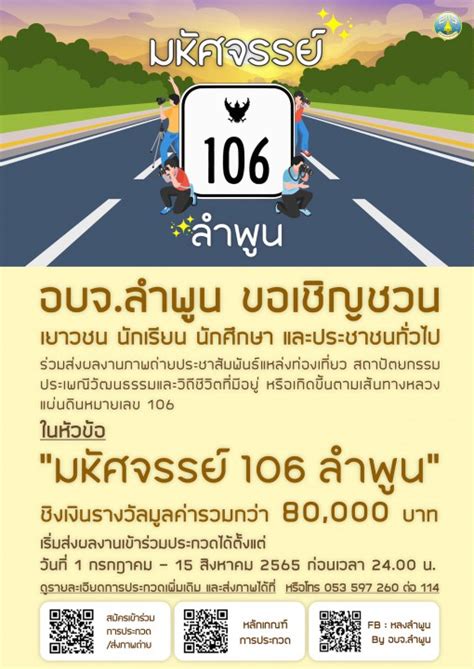 ขอเชิญชวน เยาวชน นักเรียน นักศึกษา และประชาชนทั่วไป ร่วมส่งผลงานภาพถ่าย