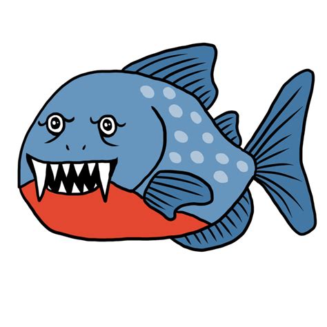 かわいいピラニア のイラスト ホビヲノエ