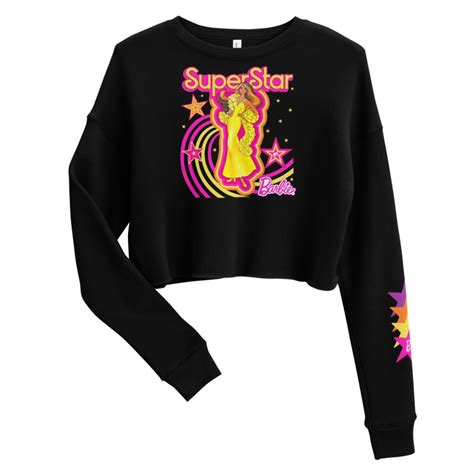 Barbie 1970s Superstar Cropped Sweatshirt 35734749627 Barbiepedia