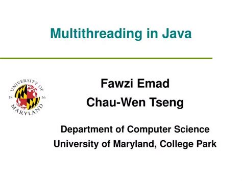 Ppt Multithreading In Java Powerpoint Presentation Free Download