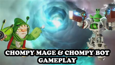 Skylanders Imaginators Chompy Mage And Chompy Bot Gameplay Chompy