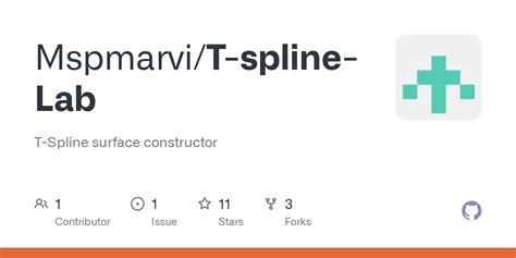 Github Mspmarvi T Spline Lab T Spline Surface Constructor