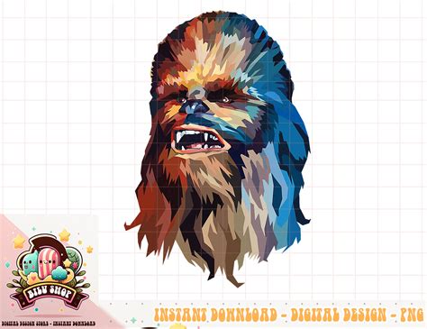 Star Wars Chewbacca Awesome Geometric Style Chewie Portrait Inspire